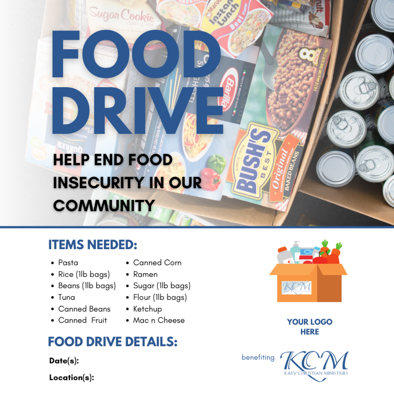 Food Drive | Katy Christian Ministries